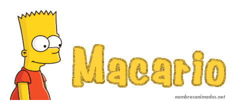 Gifs Animados del Nombre Macario. Imágenes gifs. Firmas animadas