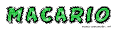 Gifs Animados del Nombre Macario. Imágenes gifs. Firmas animadas