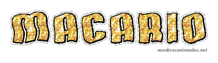Gifs Animados del Nombre Macario. Imágenes gifs. Firmas animadas
