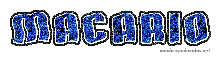 Gifs Animados del Nombre Macario. Imágenes gifs. Firmas animadas