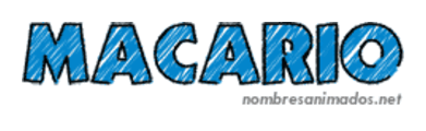 Gifs Animados del Nombre Macario. Imágenes gifs. Firmas animadas