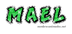 Gifs Animados del Nombre Mael. Imágenes gifs. Firmas animadas