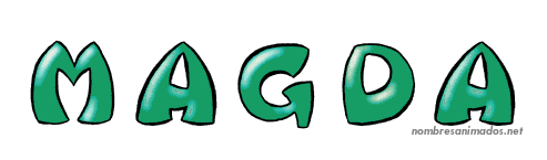 Gifs Animados del Nombre Magda. Imágenes gifs. Firmas animadas