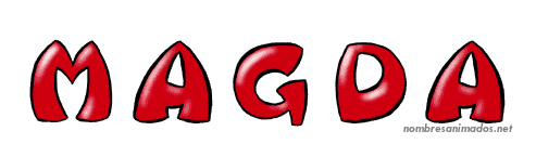 Gifs Animados del Nombre Magda. Imágenes gifs. Firmas animadas
