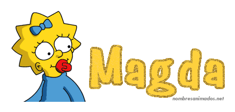 Gifs Animados del Nombre Magda. Imágenes gifs. Firmas animadas