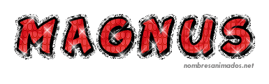 Gifs Animados del Nombre Magnus. Imágenes gifs. Firmas animadas
