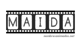 Gifs Animados del Nombre Maida. Imágenes gifs. Firmas animadas