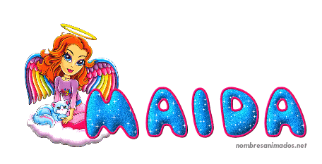Gifs Animados del Nombre Maida. Imágenes gifs. Firmas animadas