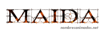 Gifs Animados del Nombre Maida. Imágenes gifs. Firmas animadas