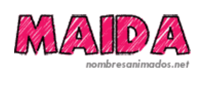 Gifs Animados del Nombre Maida. Imágenes gifs. Firmas animadas