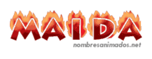 Gifs Animados del Nombre Maida. Imágenes gifs. Firmas animadas