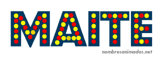 Gifs Animados del Nombre Maite. Imágenes gifs. Firmas animadas