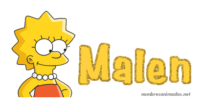 Gifs Animados del Nombre Malén. Imágenes gifs. Firmas animadas