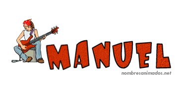 Gifs Animados del Nombre Manuel. Imágenes gifs. Firmas animadas