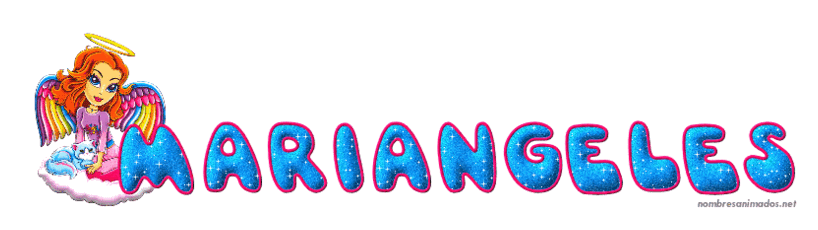 Gifs Animados del Nombre Mariangeles. Imágenes gifs. Firmas animadas