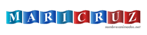 Gifs Animados del Nombre Maricruz. Imágenes gifs. Firmas animadas