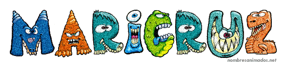 Gifs Animados del Nombre Maricruz. Imágenes gifs. Firmas animadas