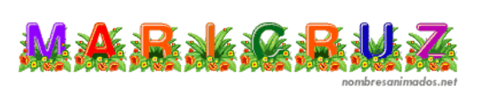 Gifs Animados del Nombre Maricruz. Imágenes gifs. Firmas animadas