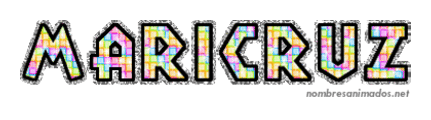 Gifs Animados del Nombre Maricruz. Imágenes gifs. Firmas animadas