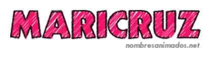 Gifs Animados del Nombre Maricruz. Imágenes gifs. Firmas animadas