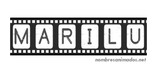 Gifs Animados del Nombre Marilú. Imágenes gifs. Firmas animadas
