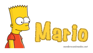 Gifs Animados del Nombre Mario. Imágenes gifs. Firmas animadas