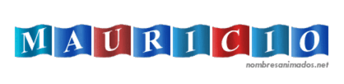 Gifs Animados del Nombre Mauricio. Imágenes gifs. Firmas animadas