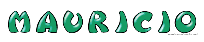Gifs Animados del Nombre Mauricio. Imágenes gifs. Firmas animadas