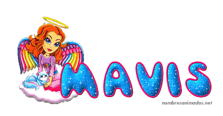 Gifs Animados del Nombre Mavis. Imágenes gifs. Firmas animadas