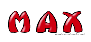 Gifs Animados del Nombre Max. Imágenes gifs. Firmas animadas