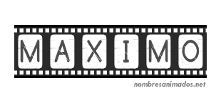 Gifs Animados del Nombre Máximo. Imágenes gifs. Firmas animadas