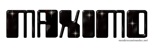 Gifs Animados del Nombre Máximo. Imágenes gifs. Firmas animadas