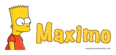 Gifs Animados del Nombre Máximo. Imágenes gifs. Firmas animadas