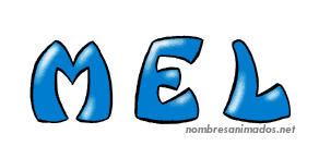Gifs Animados del Nombre Mel. Imágenes gifs. Firmas animadas