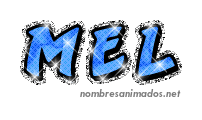 Gifs Animados del Nombre Mel. Imágenes gifs. Firmas animadas