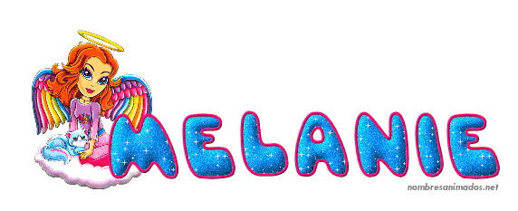 Gifs Animados del Nombre Melanie. Imágenes gifs. Firmas animadas