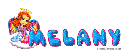 Gifs Animados del Nombre Melany. Imágenes gifs. Firmas animadas