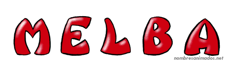 Gifs Animados del Nombre Melba. Imágenes gifs. Firmas animadas