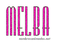 Gifs Animados del Nombre Melba. Imágenes gifs. Firmas animadas