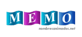 Gifs Animados del Nombre Memo. Imágenes gifs. Firmas animadas