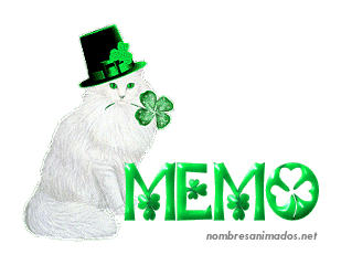 Gifs Animados del Nombre Memo. Imágenes gifs. Firmas animadas