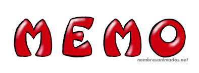Gifs Animados del Nombre Memo. Imágenes gifs. Firmas animadas