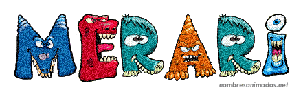 Gifs Animados del Nombre Merari. Imágenes gifs. Firmas animadas