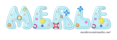 Gifs Animados del Nombre Merle. Imágenes gifs. Firmas animadas