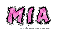 Gifs Animados del Nombre Mía. Imágenes gifs. Firmas animadas