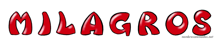 Gifs Animados del Nombre Milagros. Imágenes gifs. Firmas animadas