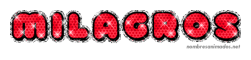 Gifs Animados del Nombre Milagros. Imágenes gifs. Firmas animadas
