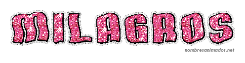 Gifs Animados del Nombre Milagros. Imágenes gifs. Firmas animadas