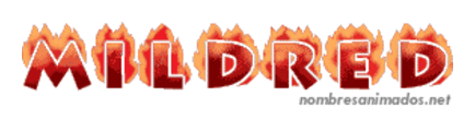 Gifs Animados del Nombre Mildred. Imágenes gifs. Firmas animadas