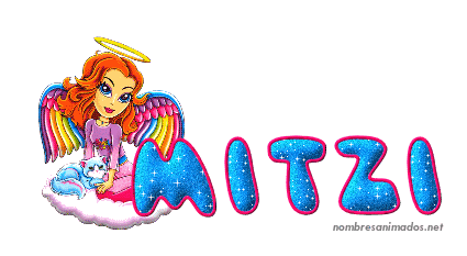 Gifs Animados del Nombre Mitzi. Imágenes gifs. Firmas animadas